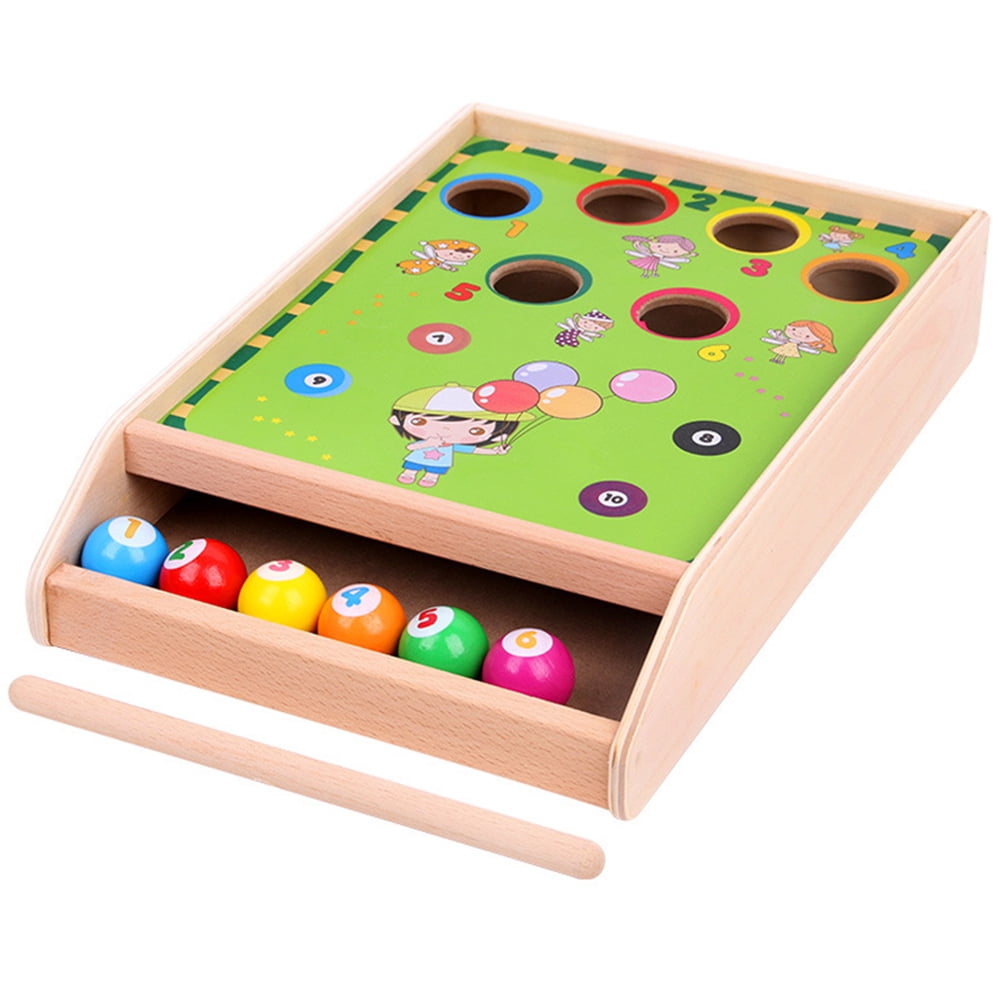 Mini Billiard Table For Kids, 1 Set Mini Pool Table Playset Interactive ...