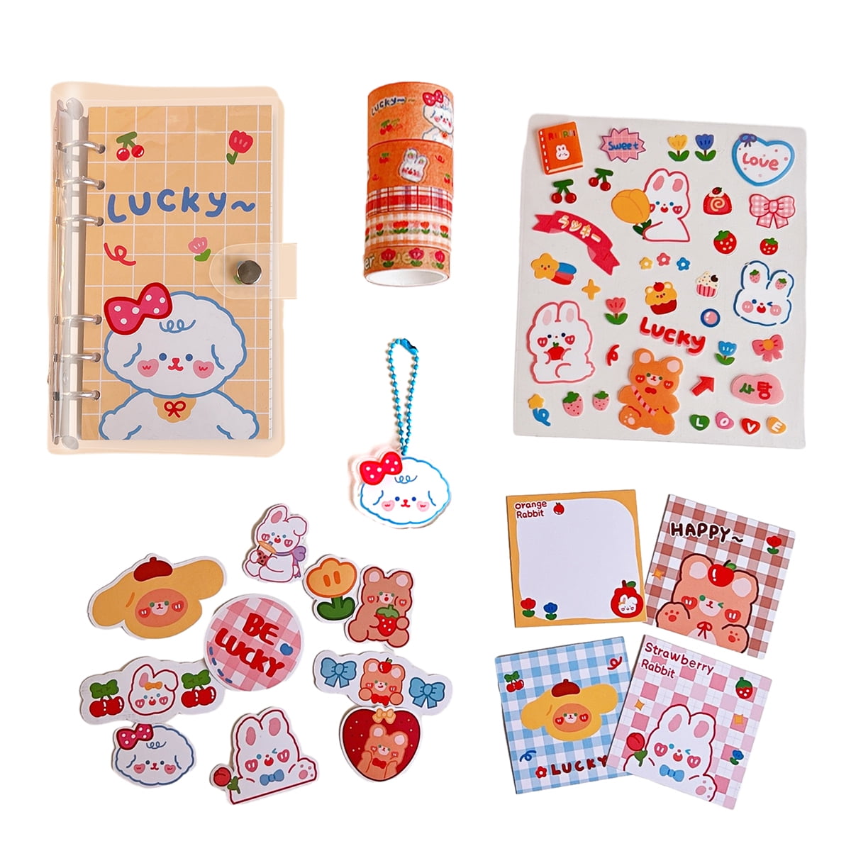 Mini Binder with Cash Envelope - Cute pattern binder wallet, Cash ...