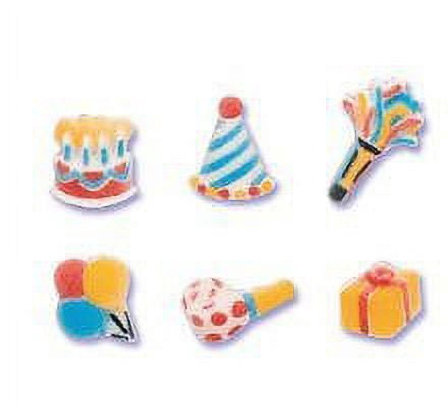 Mini Birthday Celebration Edible Sugar Cupcake & Cake Decoration Topper ...