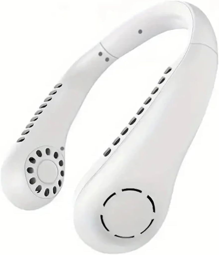 Mini Bladeless Neck Fan With Hanging Design, Digital Display ...