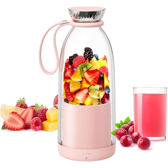 Mini Blender for Smoothies and Milkshakes, Portable Blender, Recharable ...