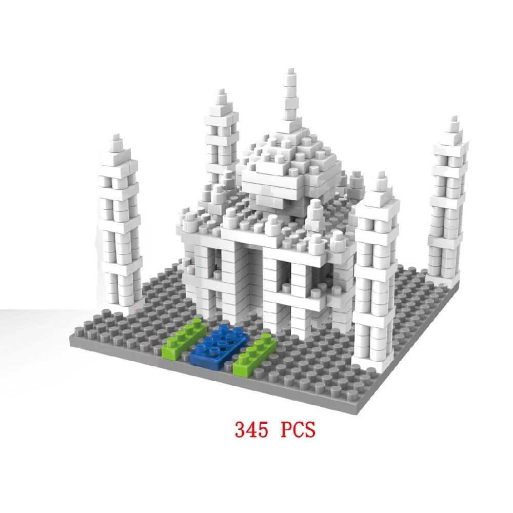 Mini Block Taj Mahal Architecture Model Building Diamond brick India ...