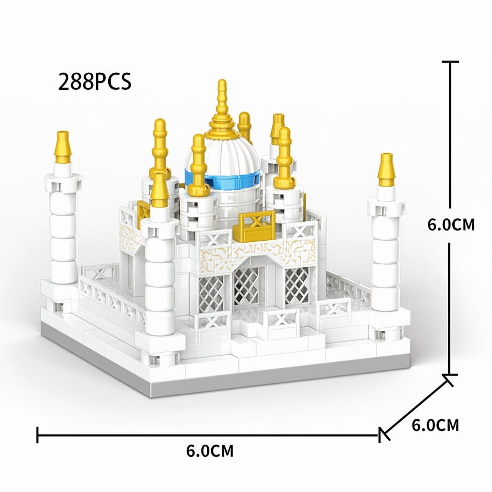 Mini Block Taj Mahal Architecture Model Building Diamond brick India ...