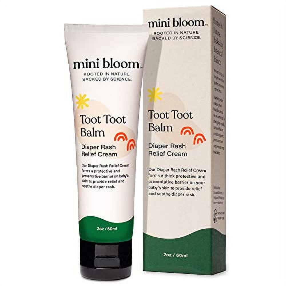 Mini Bloom Toot Toot Balm Diaper Rash Relief Cream | Baby & Kid Safe ...