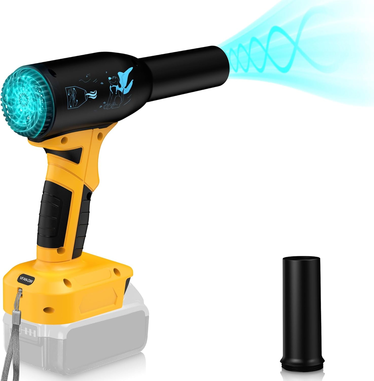 Mini Blower Compatible with Dewalt 20V Max Battery, Electric Leaf ...