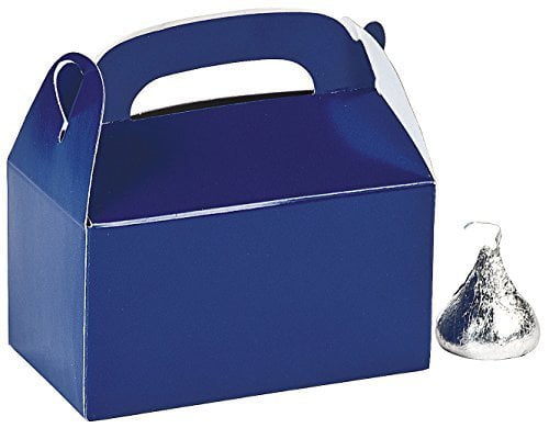 Mini Blue Favor Boxes - 6 Count - Walmart.com