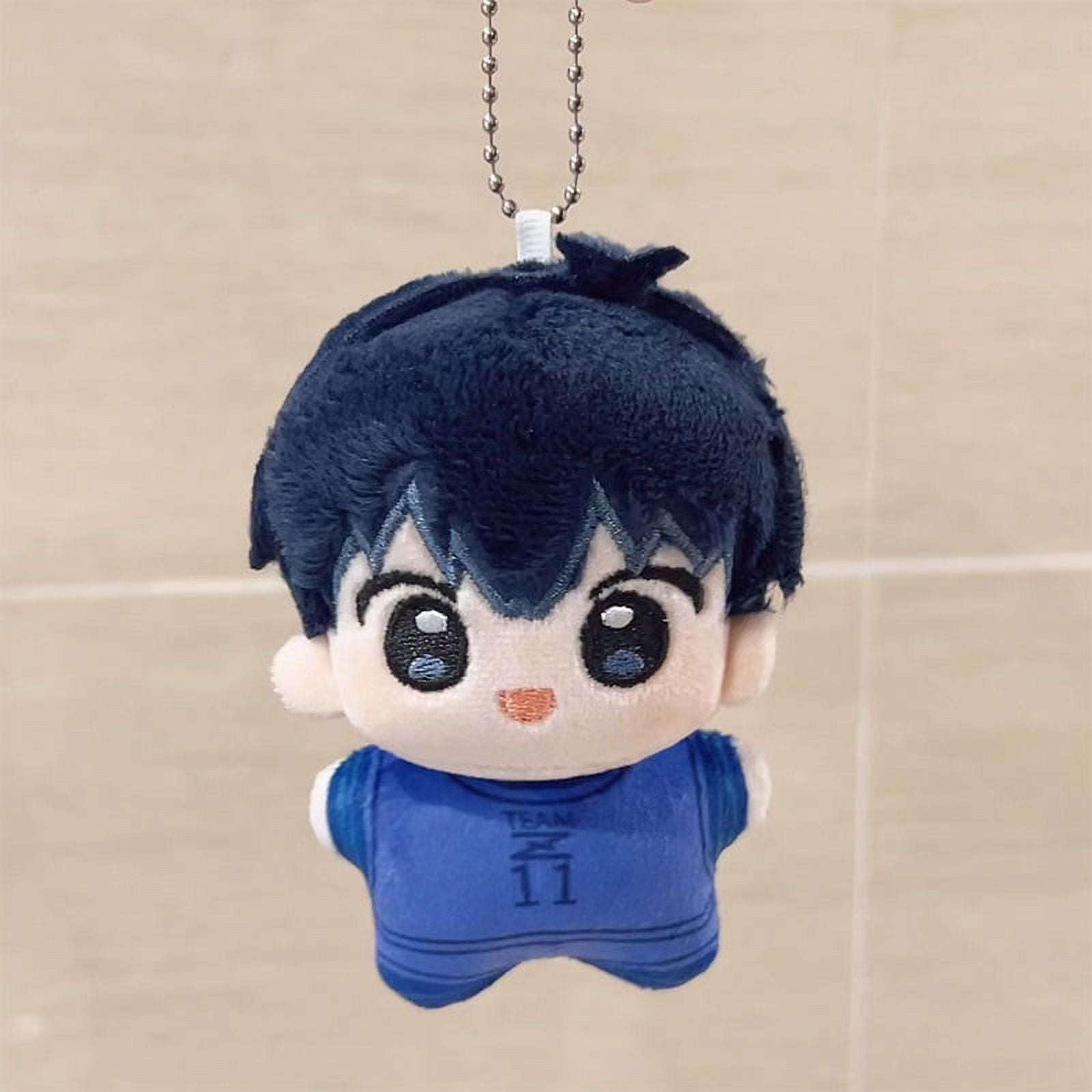 Mini Blue Lock Plush Toy Keychain Nagi Backpack Charm Anime Peripheral ...
