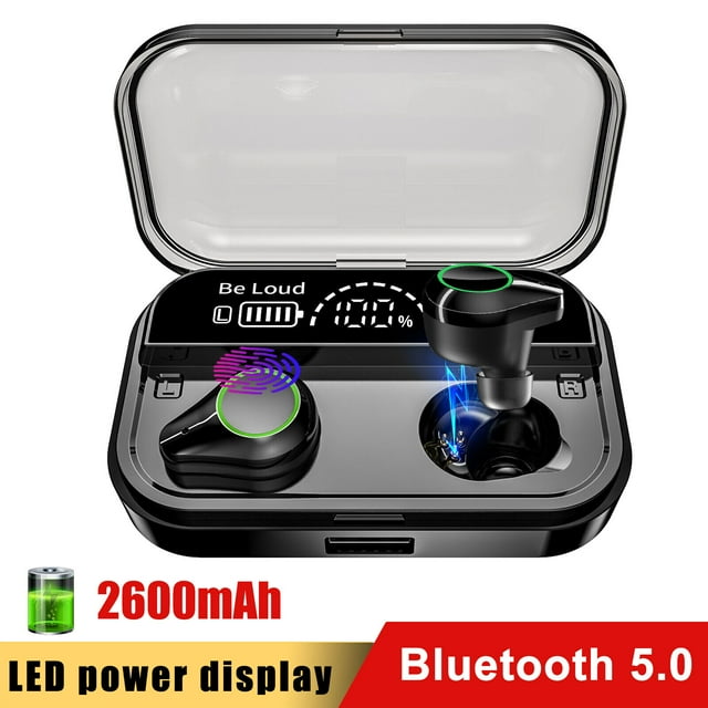 Mini Bluetooth 5.0 Headset TWS Wireless Earphone Earbuds Touch Stereo ...