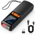 Mini Bluetooth Barcode Scanner, Wireless 2D QR 1D Bar Code Scanners ...