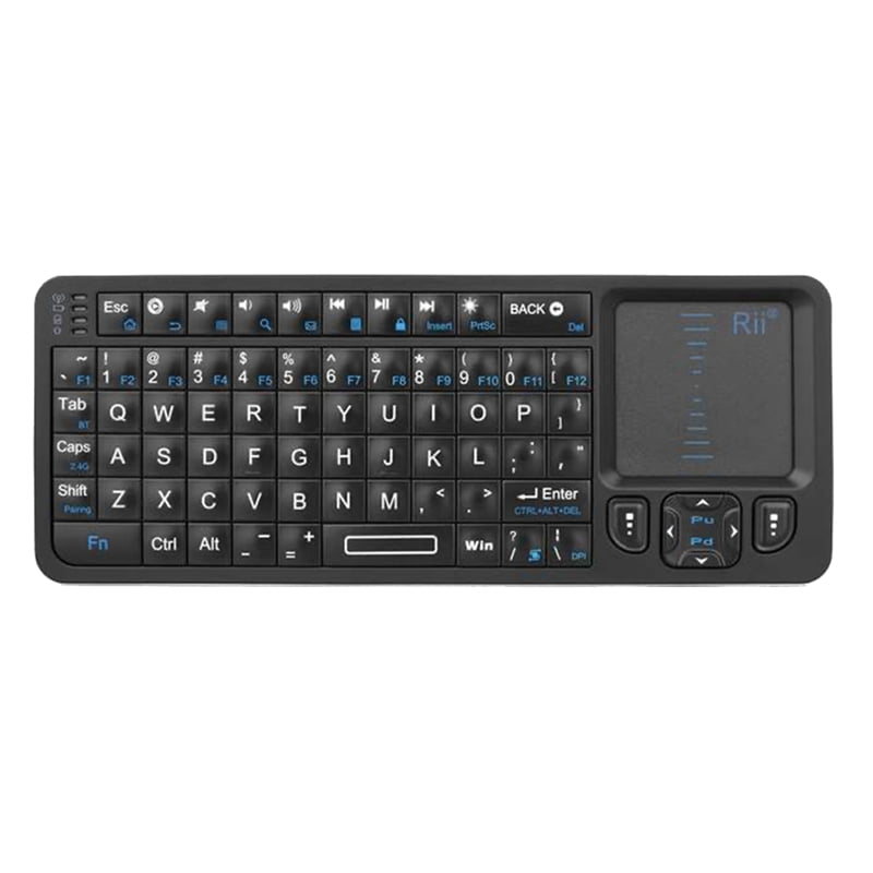 Mini Bluetooth Keyboard, Backlit Wireless Keyboard with IR Learning,2 ...