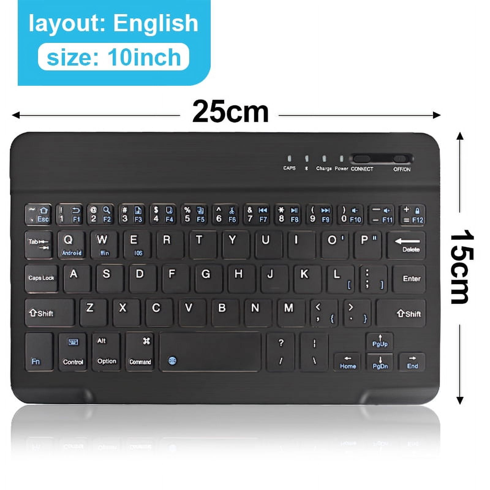 Mini Bluetooth Keyboard Wireless Keyboard 10inch Backlit Keyboard ...