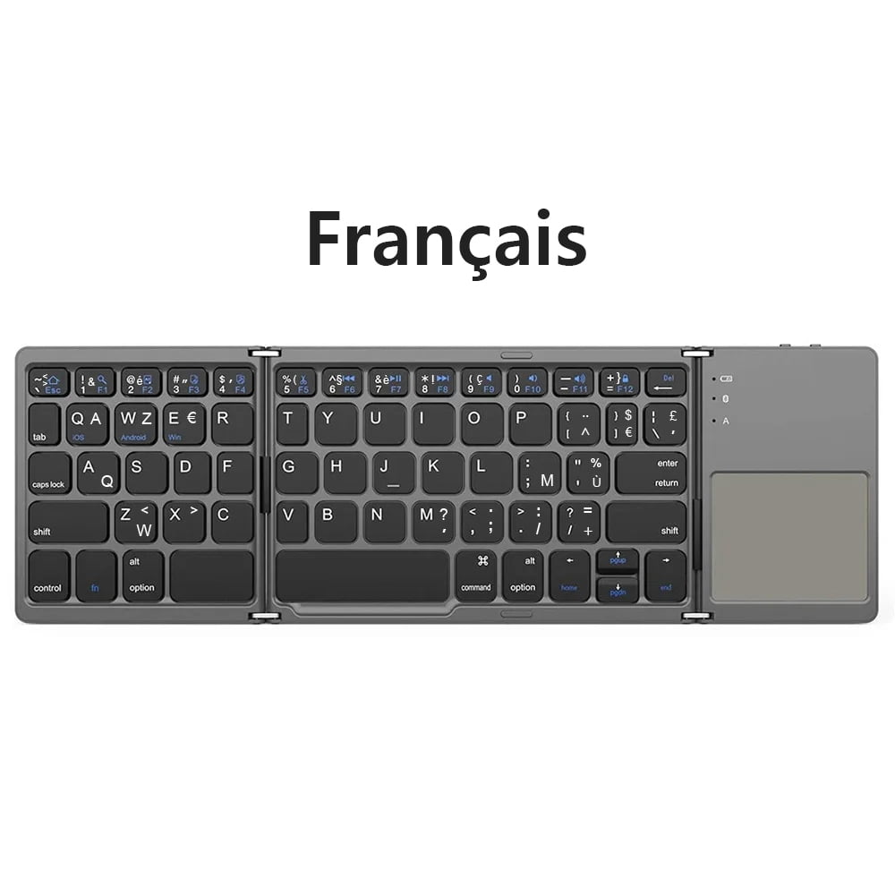 Mini Bluetooth Keyboard with Touchpad for Android IOS Windows Three ...