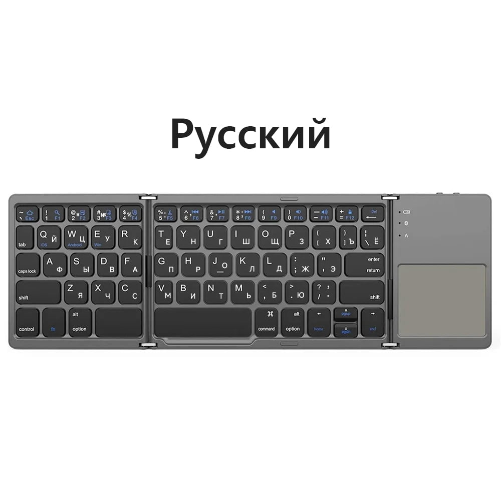Mini Bluetooth Keyboard with Touchpad for Android IOS Windows Three ...