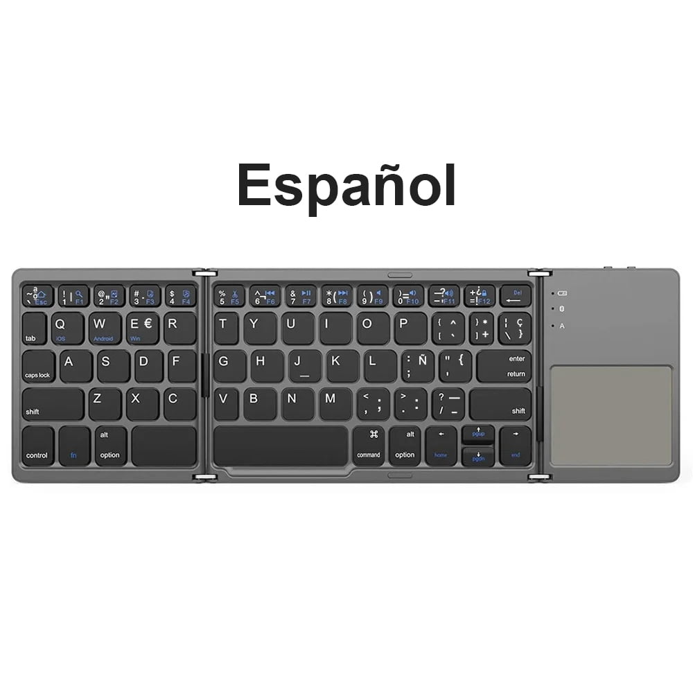 Mini Bluetooth Keyboard with Touchpad for Android IOS Windows Three ...