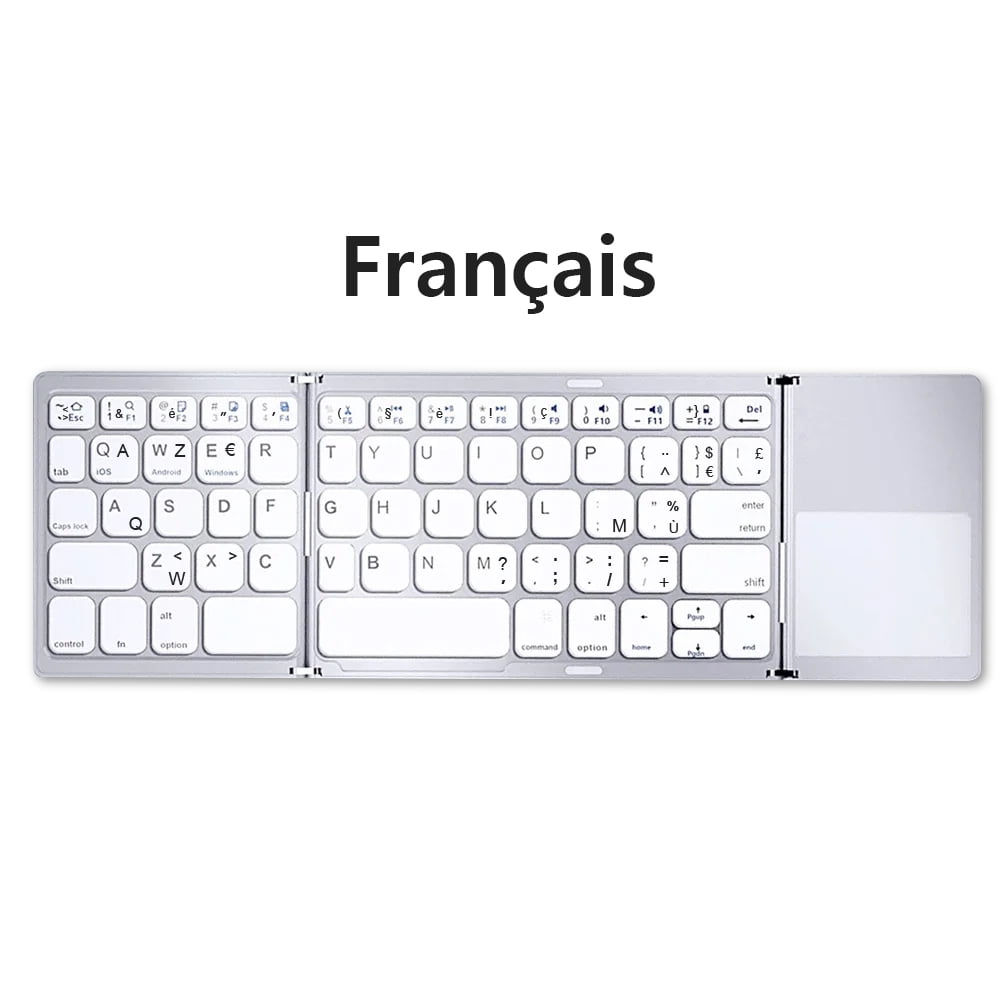 Mini Bluetooth Keyboard with Touchpad for Android IOS Windows Three ...