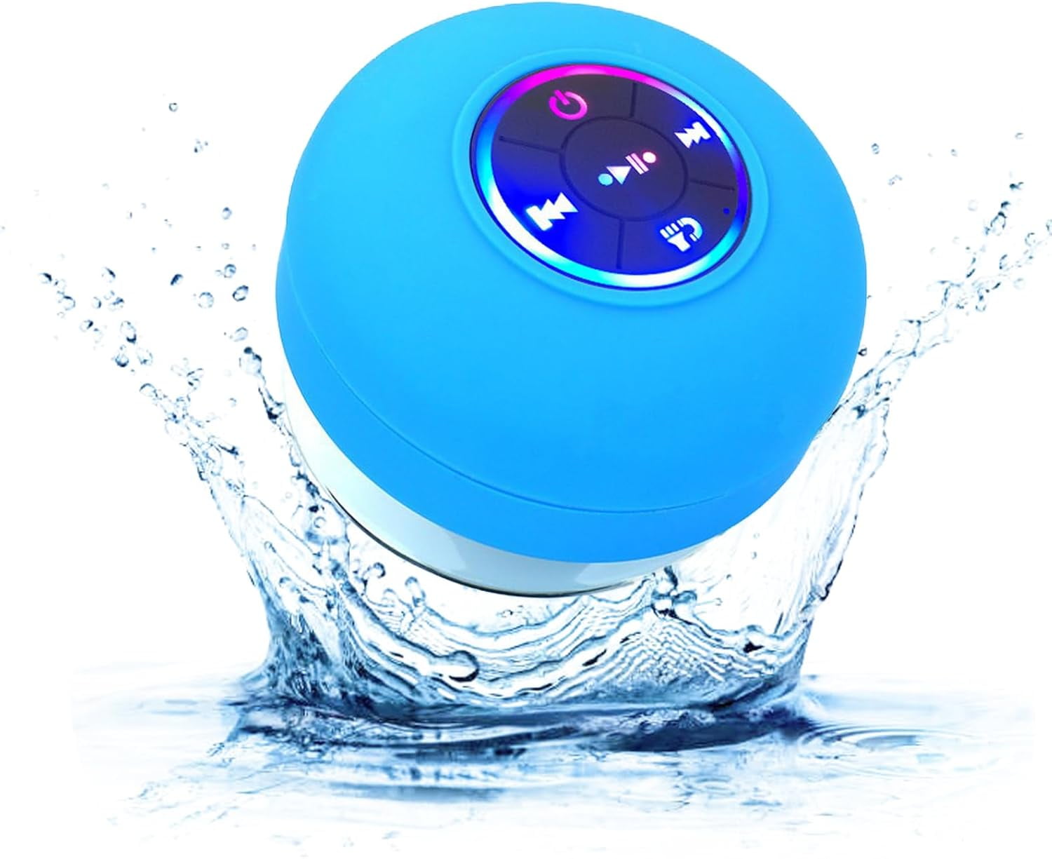 Mini Bluetooth Shower Speaker, Ipx4 Waterproof Bluetooth Wireless ...