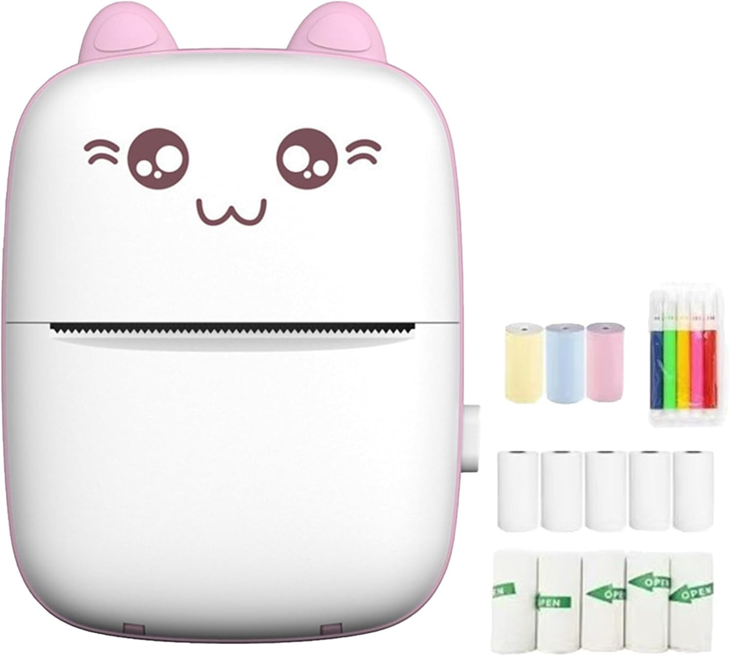 Mini Bluetooth Thermal Printer – Fun & Easy Wireless Printing, Portable ...