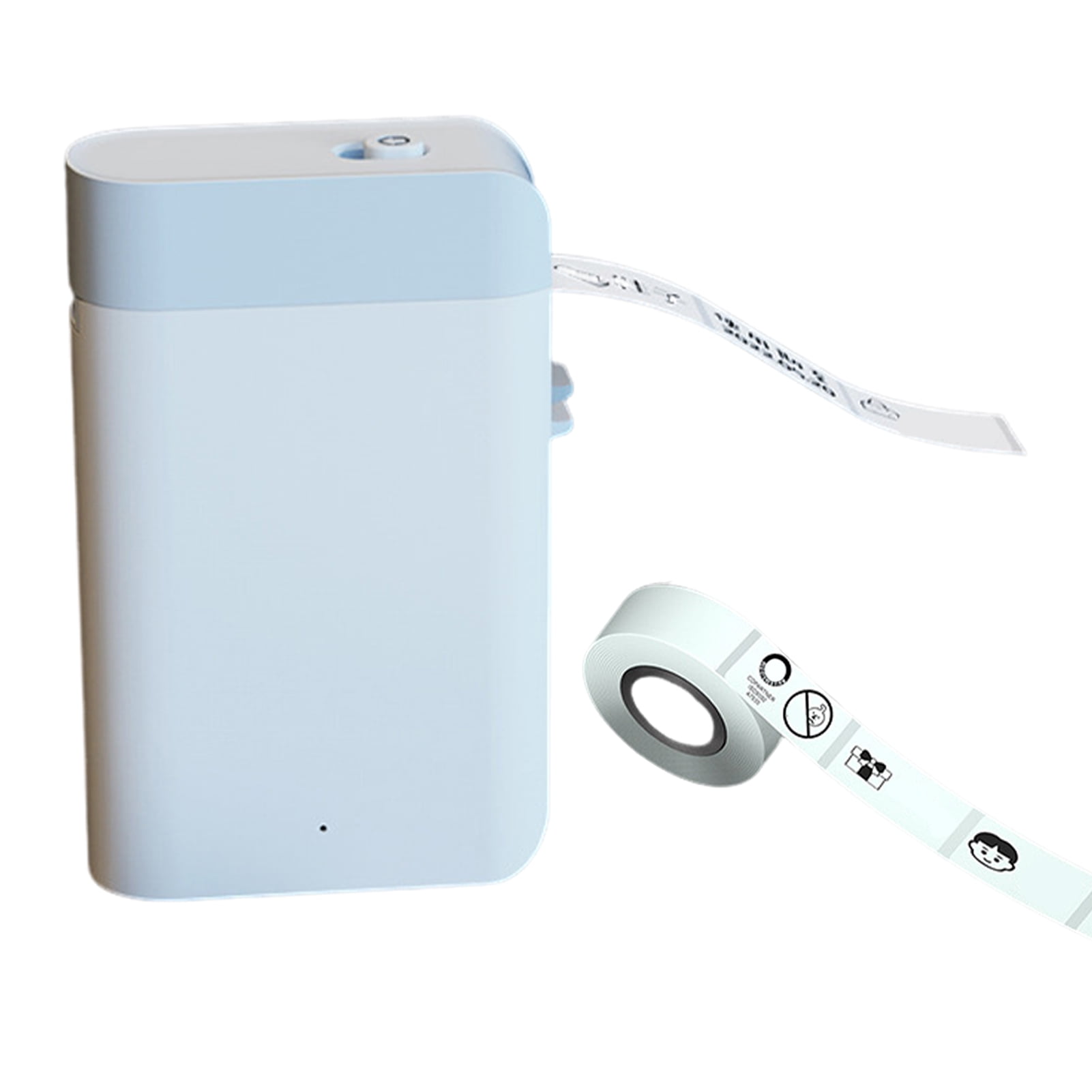 Mini Bluetooth-compatible Label Printer Wireless Rechargeable with Tape ...