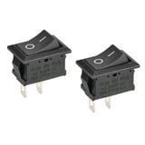 Mini Boat Rocker Switch BlackToggle Switch for Boat Marine 2pins ON/OFF ...