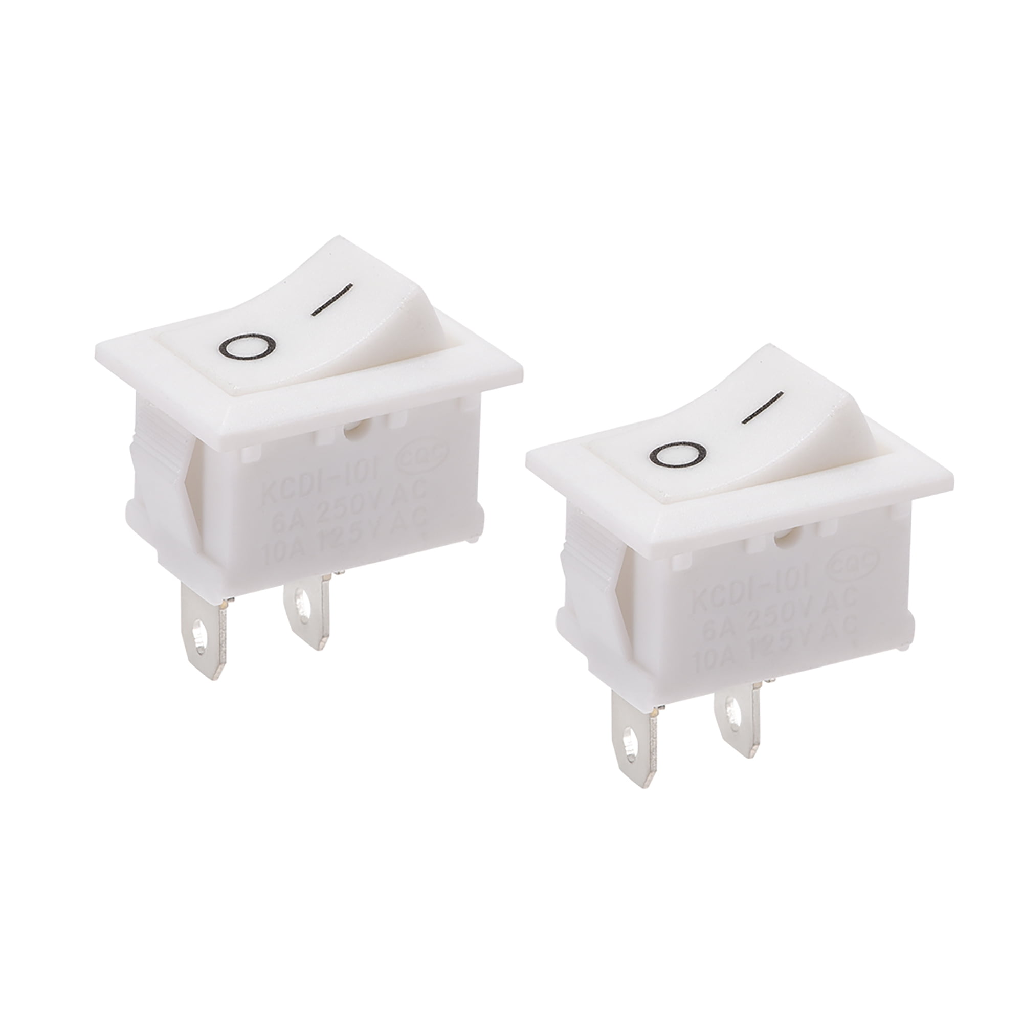 Mini Boat Rocker Switch White Toggle Switch for Boat Marine ON/OFF AC ...