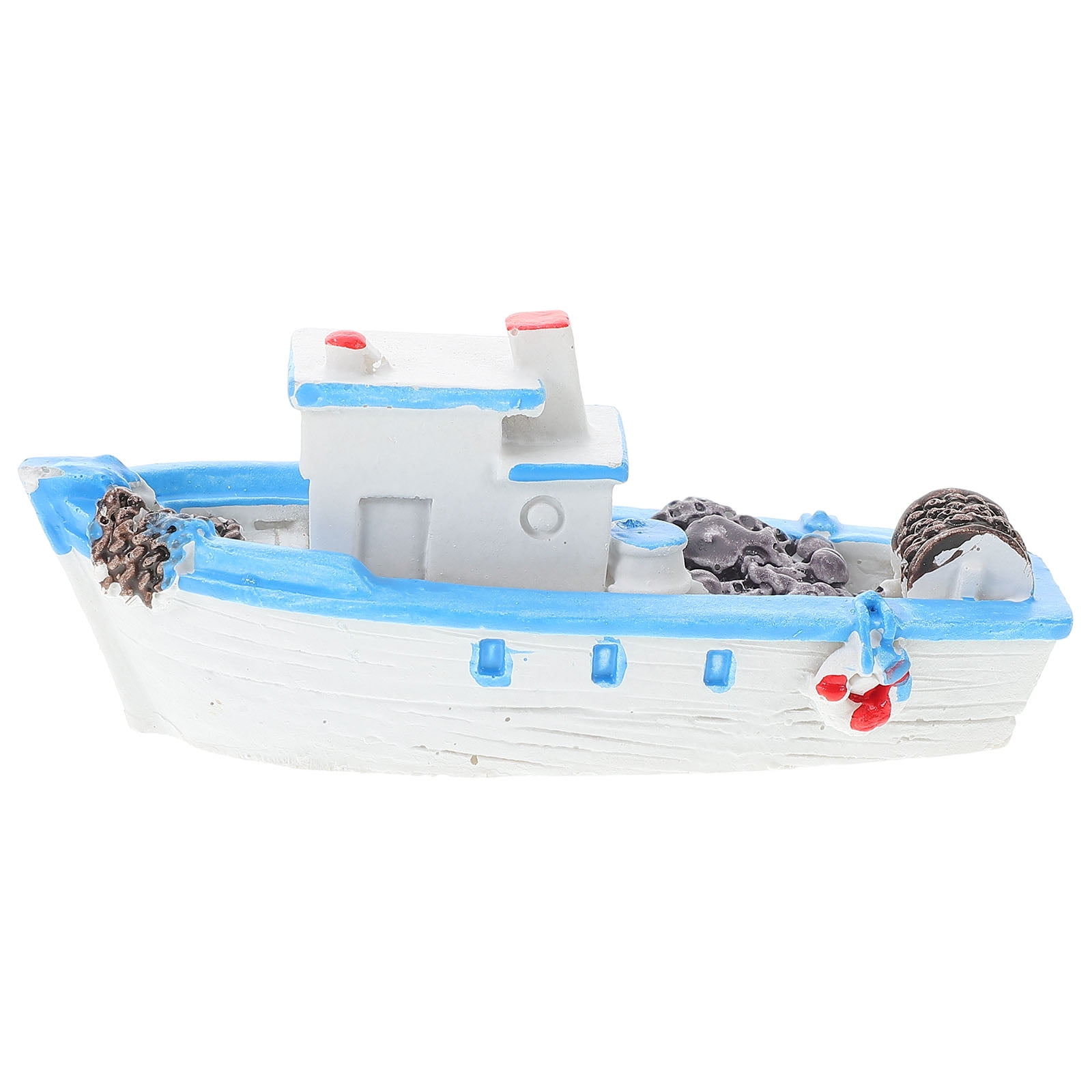 Mini Boat Toy Boats for Water Play Nautical Decor Pirate Ship Sailboat ...