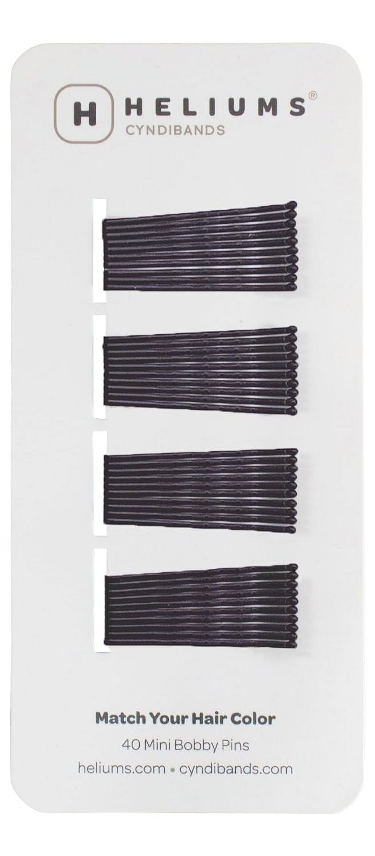 Mini Bobby Pins - Dark Brown - 40 Pack, 1.5 Inch Small Hair Pins For ...