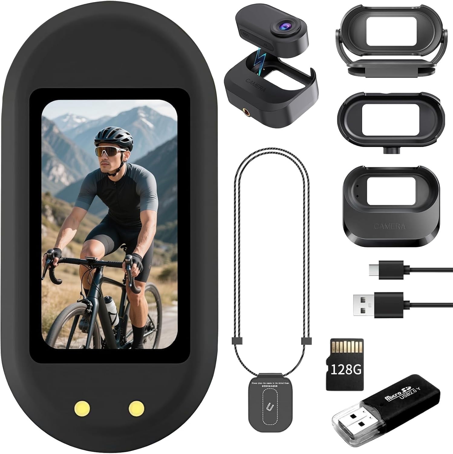 B-Qtech Mini Wearable 1080P Body Camera, 64GB Storage, Magnetic ...