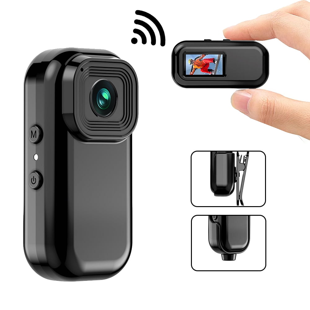 Mini Body Camera - 1080p Wearable Camcorder - Life Audio Video Camera ...