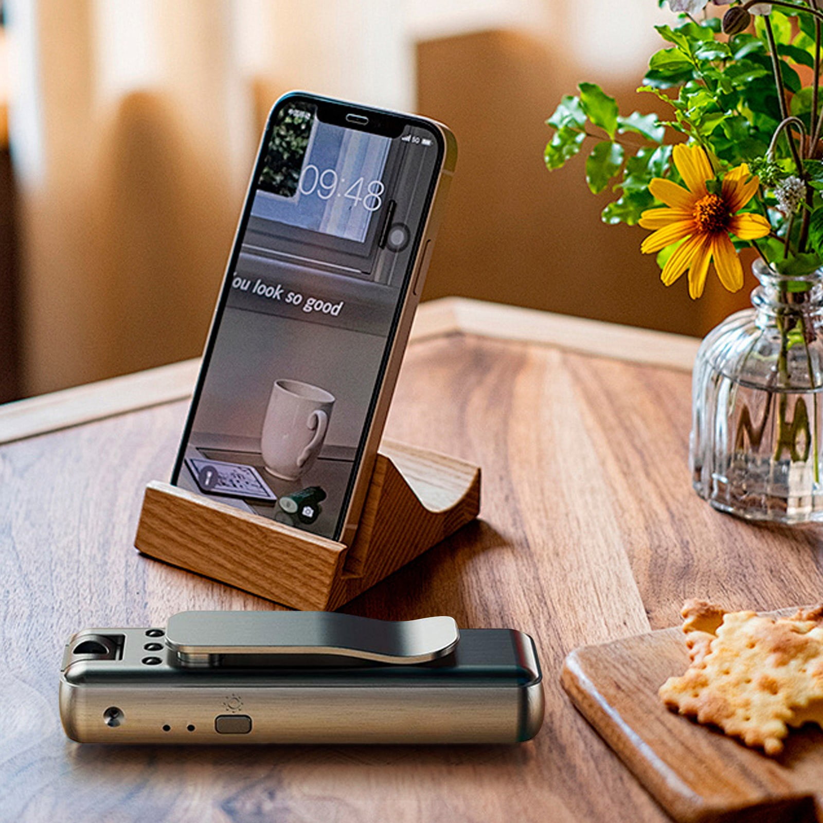 Mini Body Camera HD 1080P Portable Video Recorder with 180° Rotatable ...