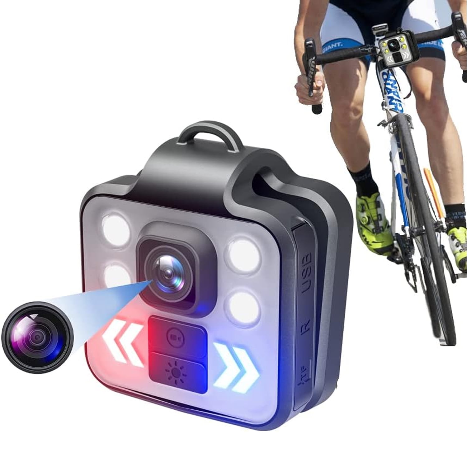 Mini Body Cameras With Audio and Video Recording, 1080P Mini Wireless ...