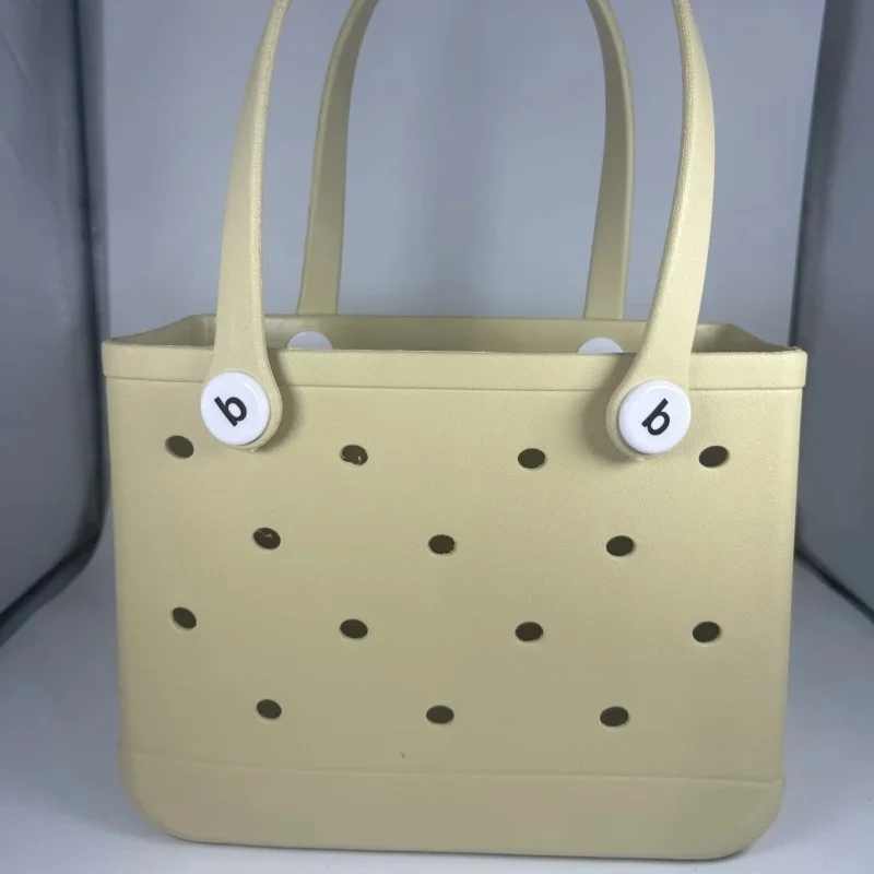 Mini Bogg Bag EVA Rubber Waterproof Handbag Beach Picnic Storage Basket ...