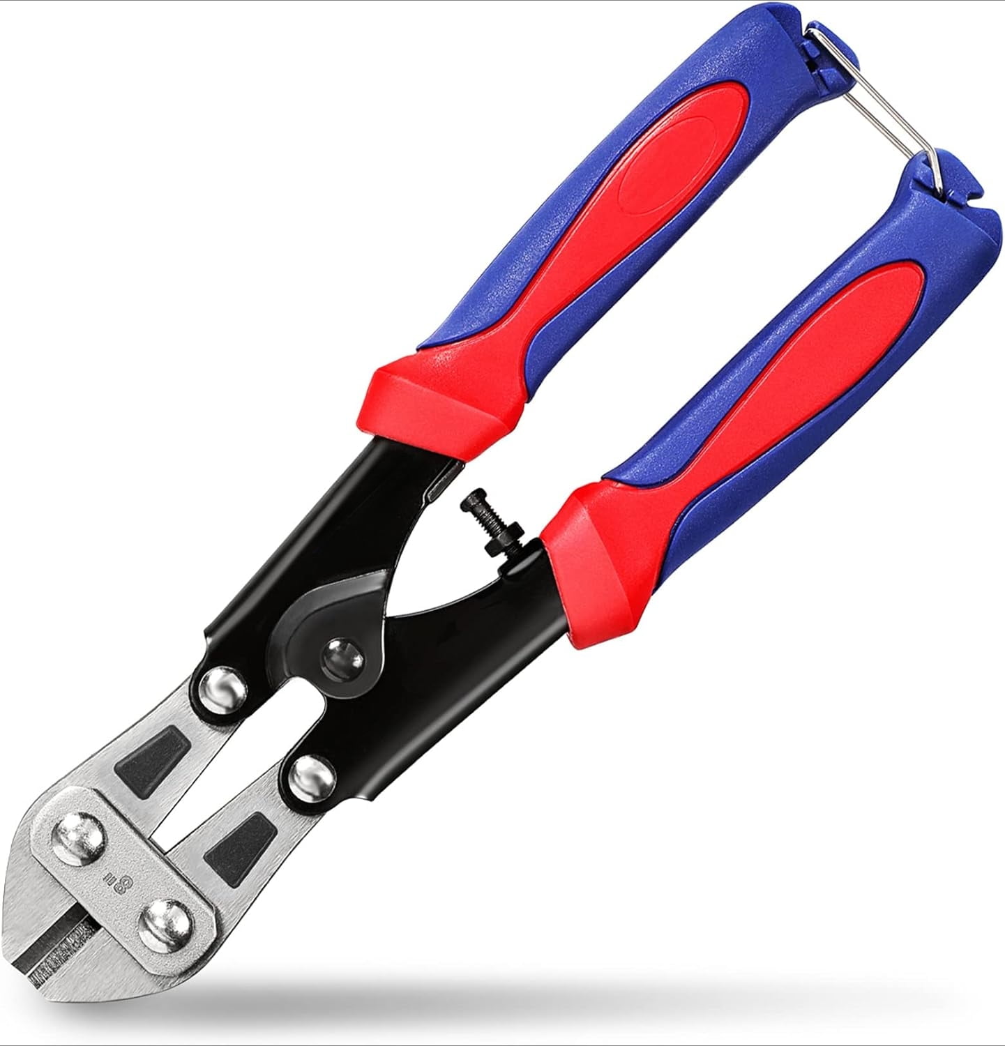 Mini Bolt Cutter 8-inch, Spring Loaded Small Heavy Duty Wire Cable ...