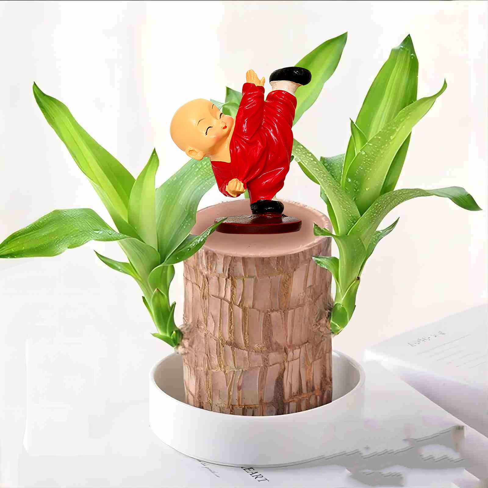 Mini Bonsai Tree Qwtwty Brazil Wooden Potted Plants Home Decoration ...
