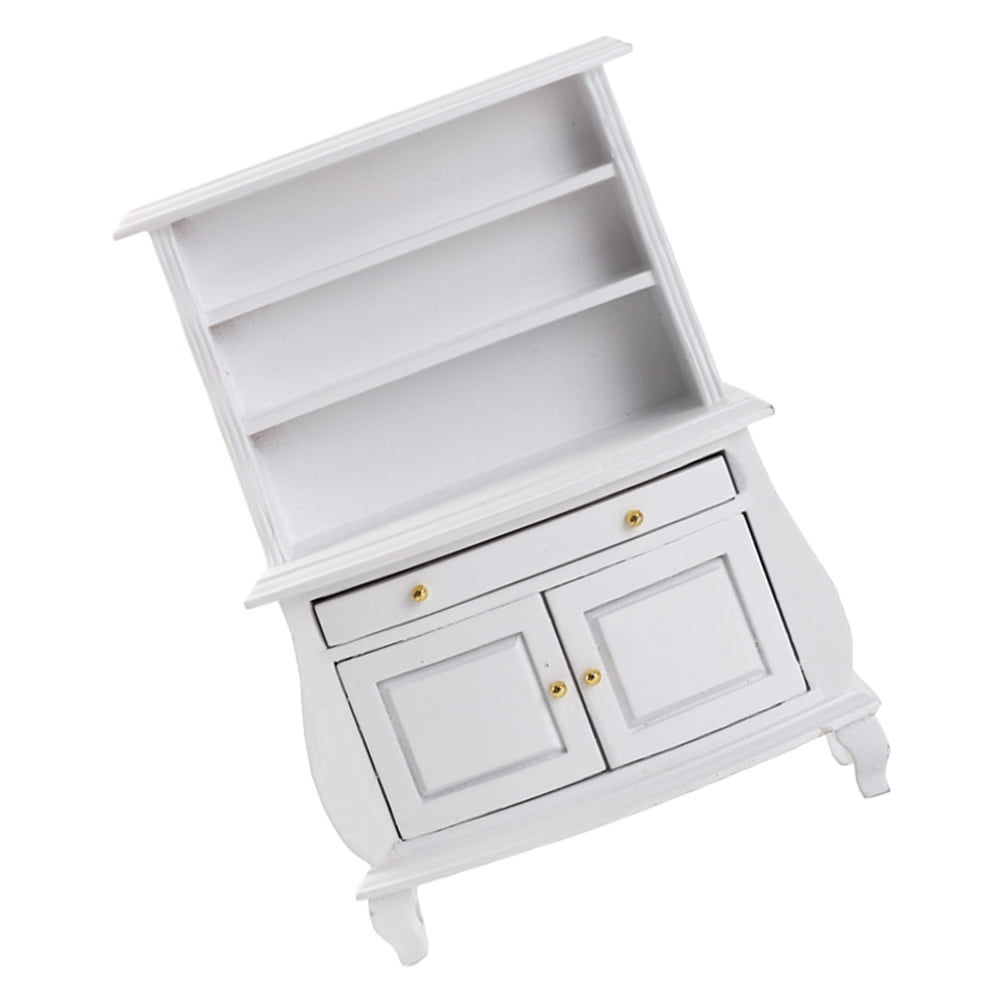 White Mini Bookshelf for Decor Made of Synthetic Material Perfect for ...