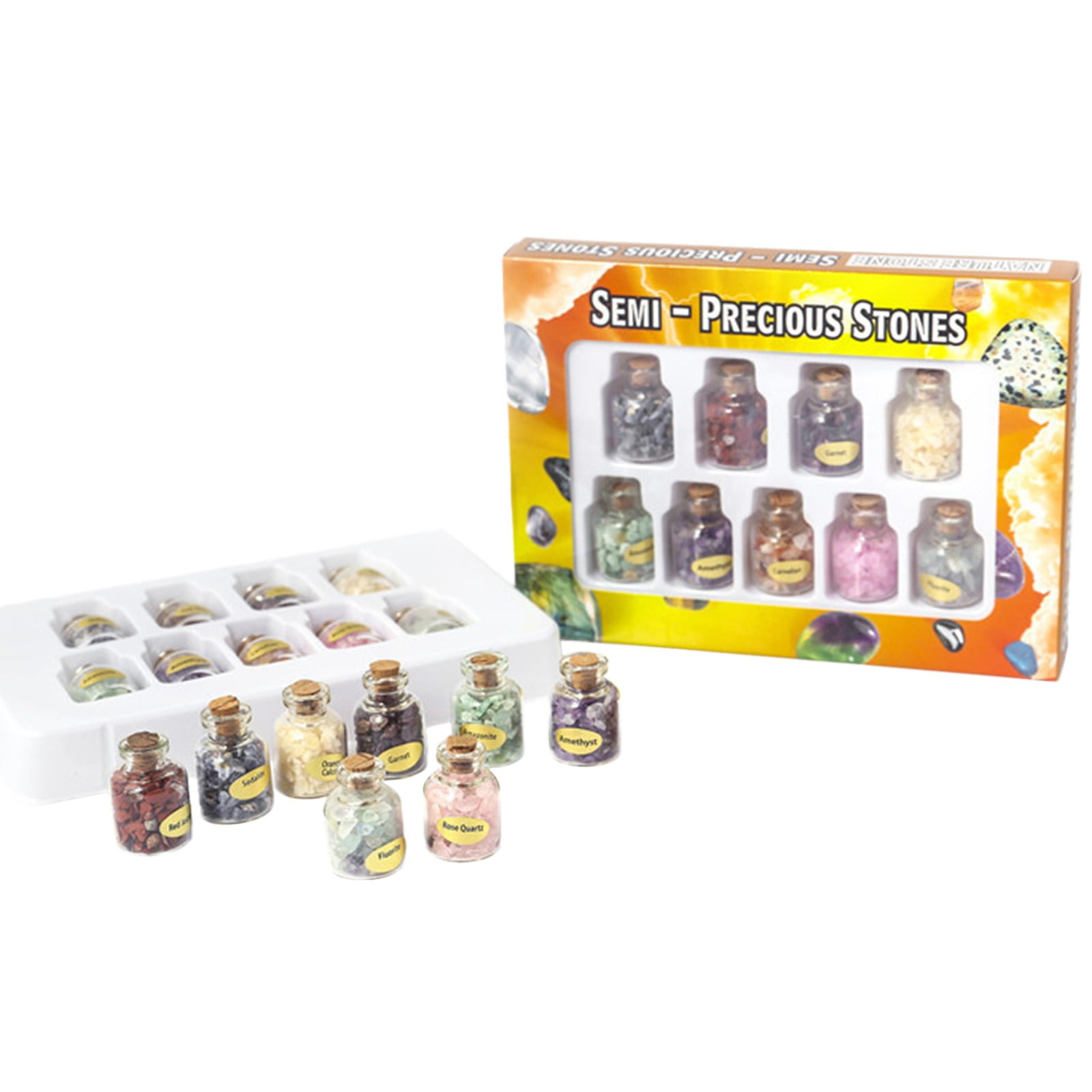 Mini Bottled Natural Specimen Wishing Drifting Bottle Craft Souvenir ...