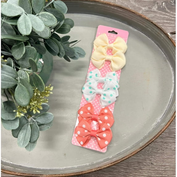 Mini Bow Clip Sets - Walmart.com