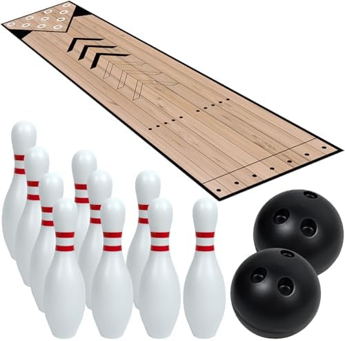 Mini Bowling Set, Indoor & Outdoor Home Bowling Set, Bowling Alley Set ...
