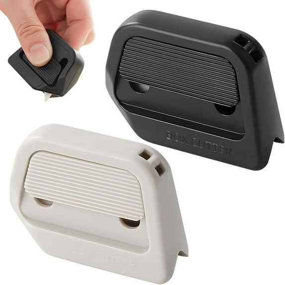 Mini Box Cutter | 2Pcs Magnetic Retractable Safety Ceramic Utility ...