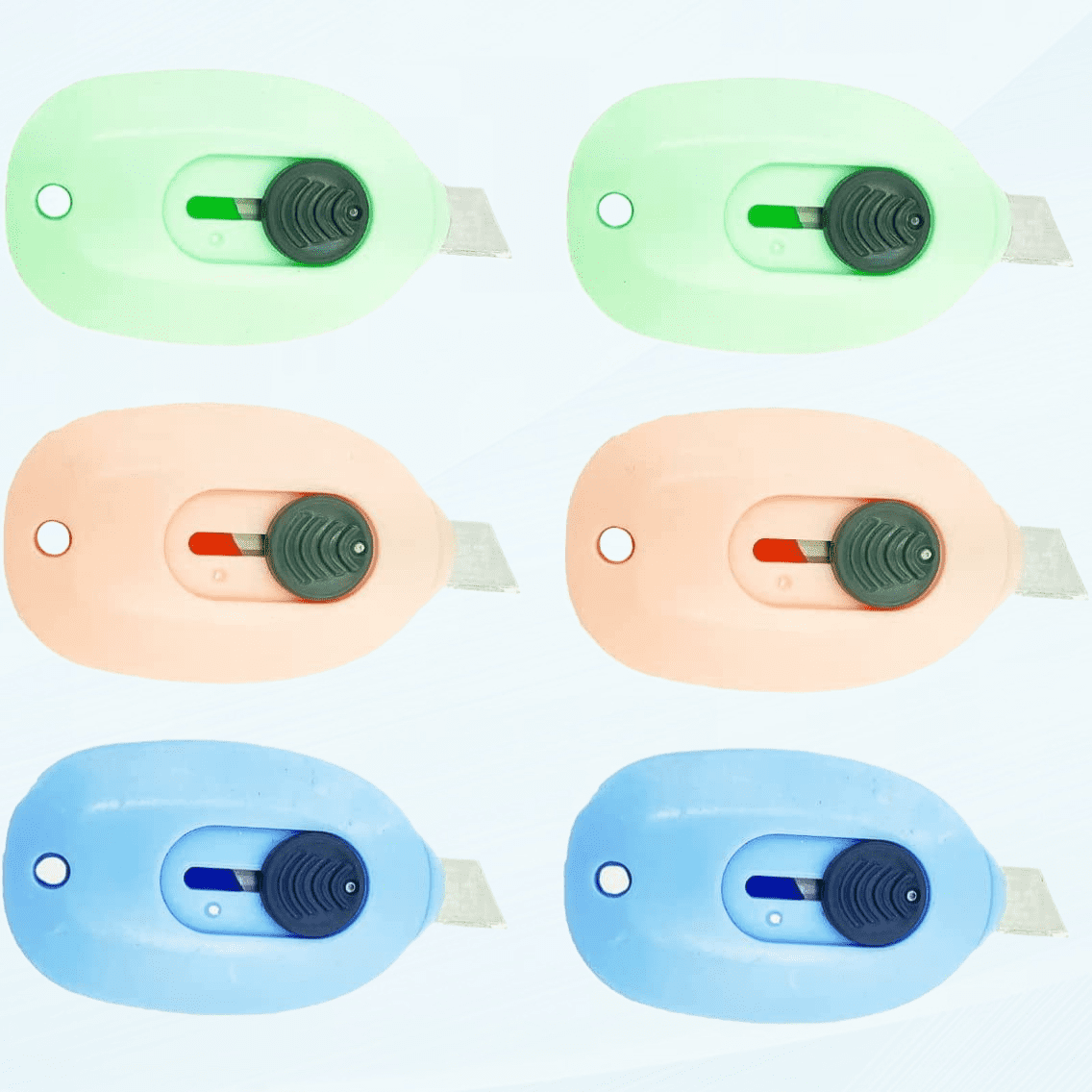 Mini Box Cutters, 6Pcs Retractable Art Cutter Utility Knife,Cute ...