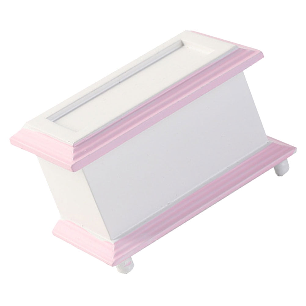 Mini Box Treasure Chest Model Wooden Miniature Storage Case Gifts ...