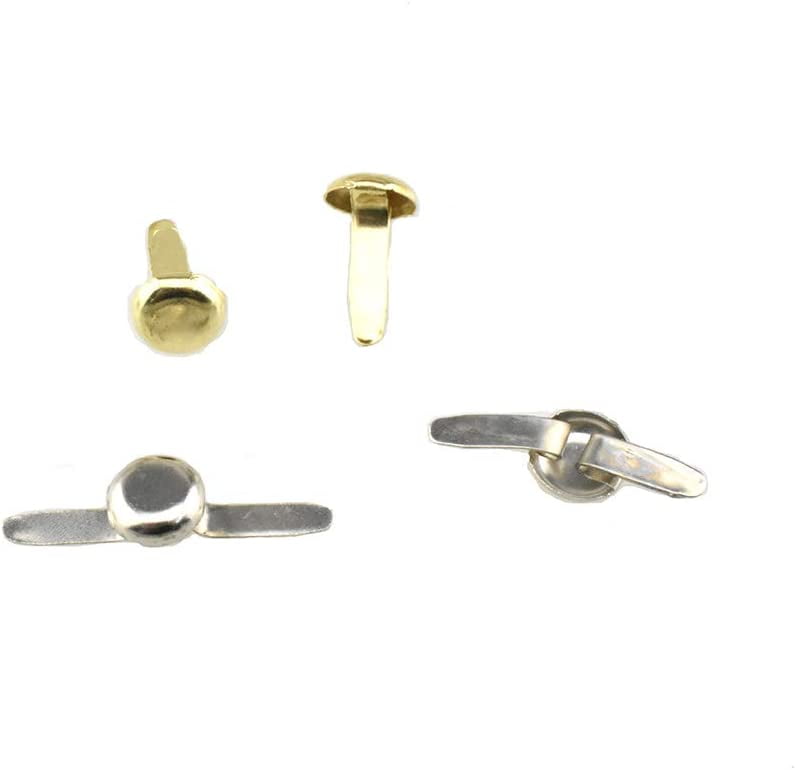 Mini Brads Metal Fasteners No Burr No Rust 8x12mm Strong Penetration ...