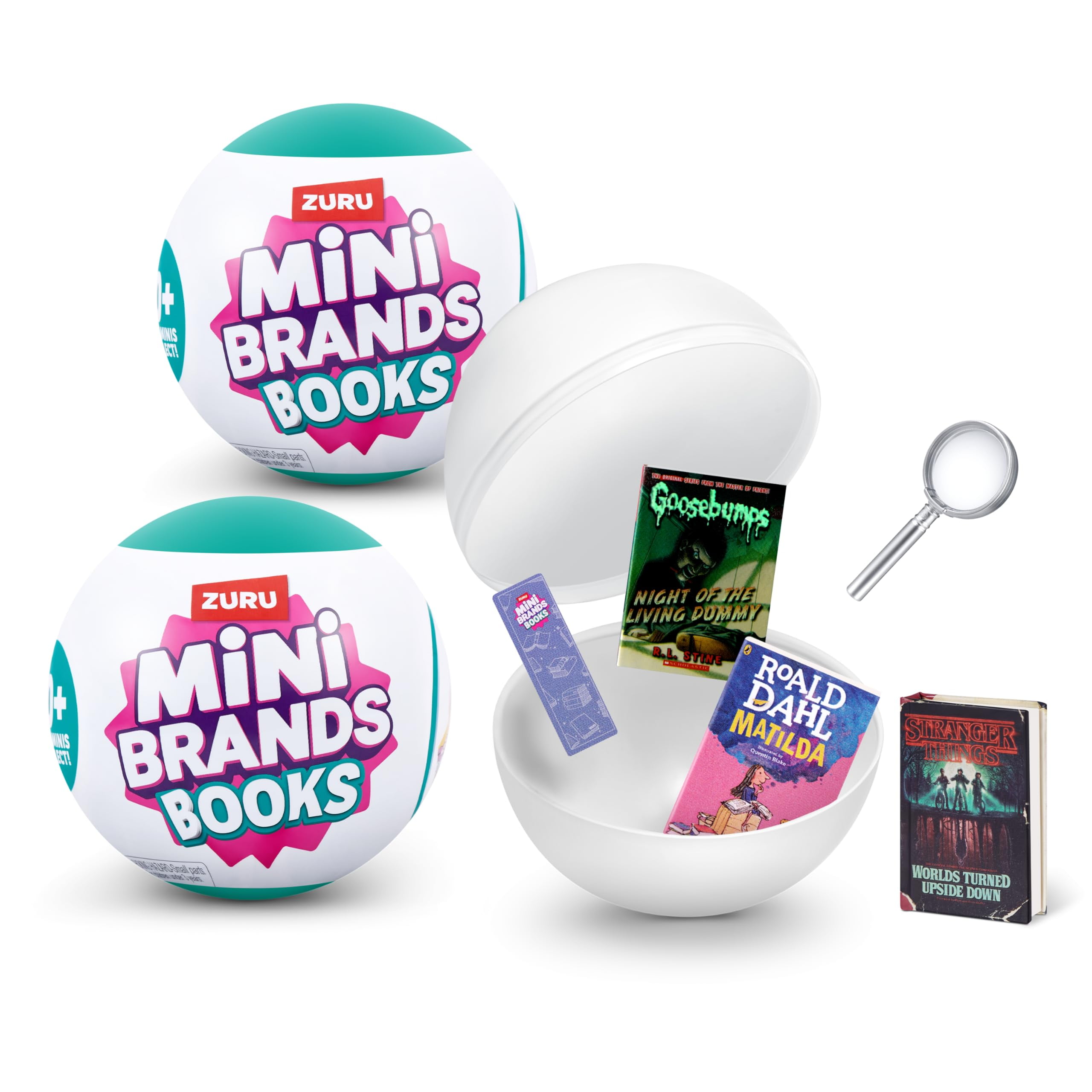Mini Brands Books (2 Pack) by ZURU Real Miniature Book Brands ...