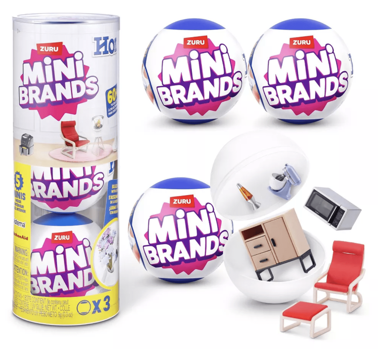 Mini Brands Home Series 1 Collectibles – Set of 3 - Walmart.com