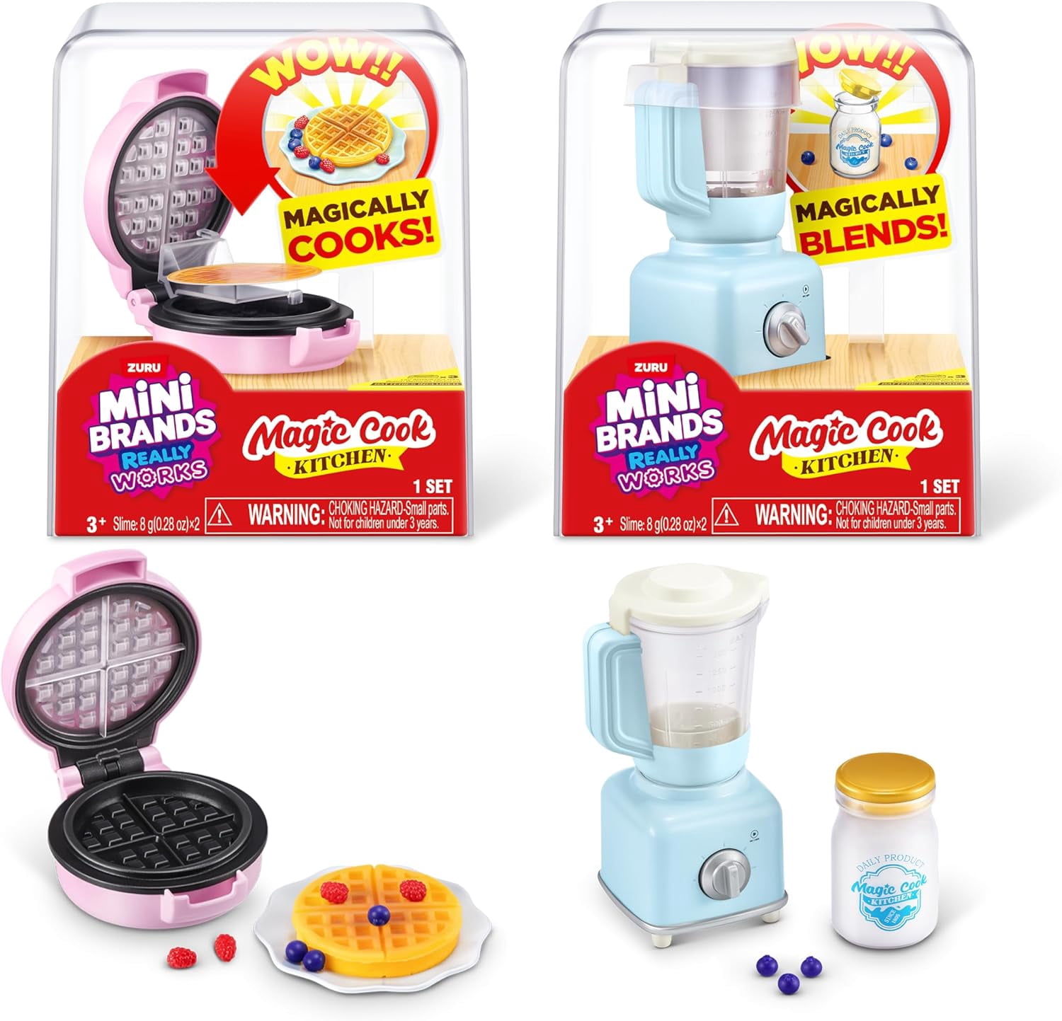 Mini Brands Really Works Magic Cook Kitchen Capsule Series 1 Waffle ...