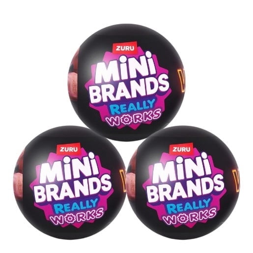 Mini Brands Really Works Vinyl Capsule Series 1, Pack of 3 - Walmart.com