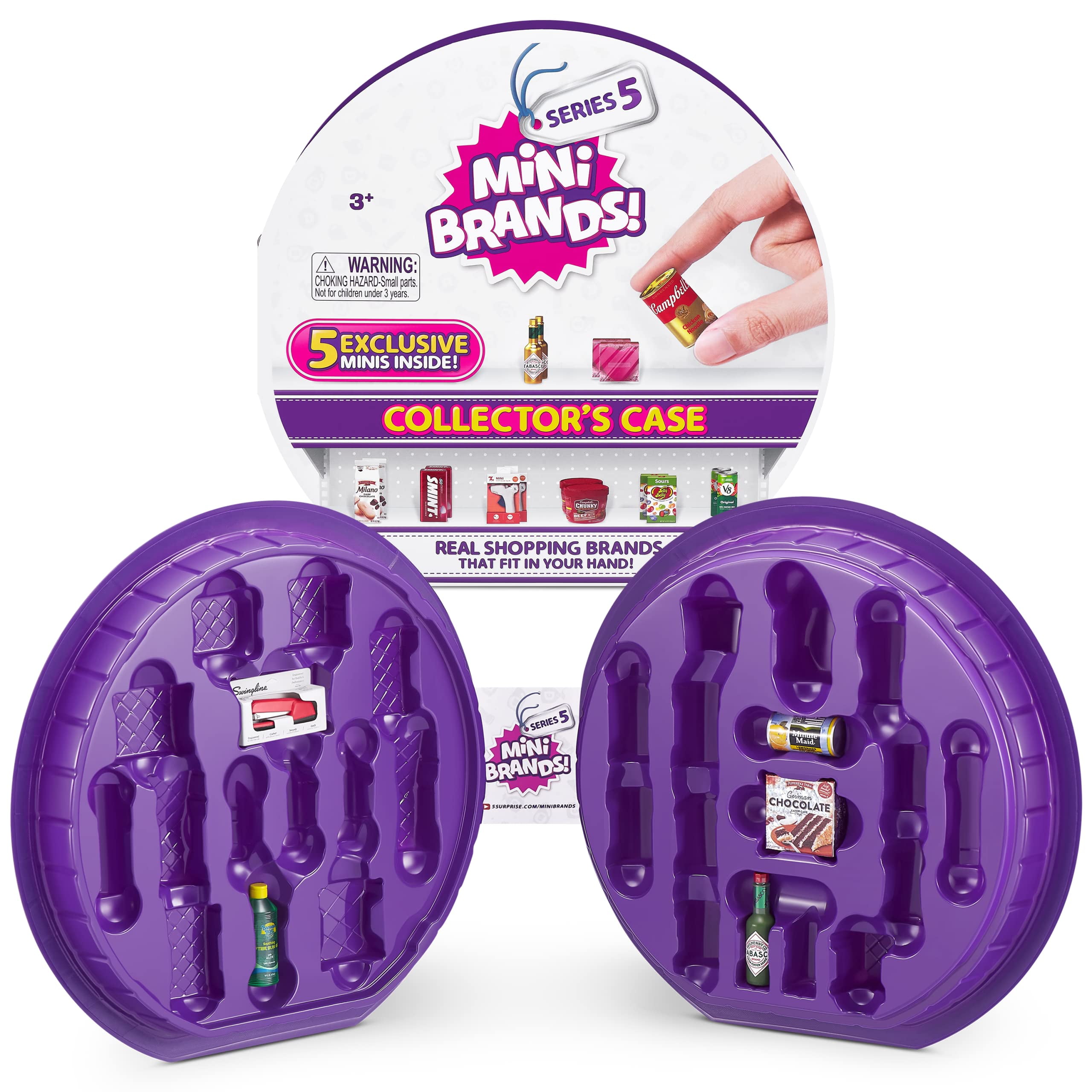 Mini Brands Series 5 Collector's Case by ZURU with 5 Exclusive Minis ...