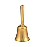 NICEXMAS Extra Loud Hand Call Bell Wooden Handle Metal Handheld Bell ...