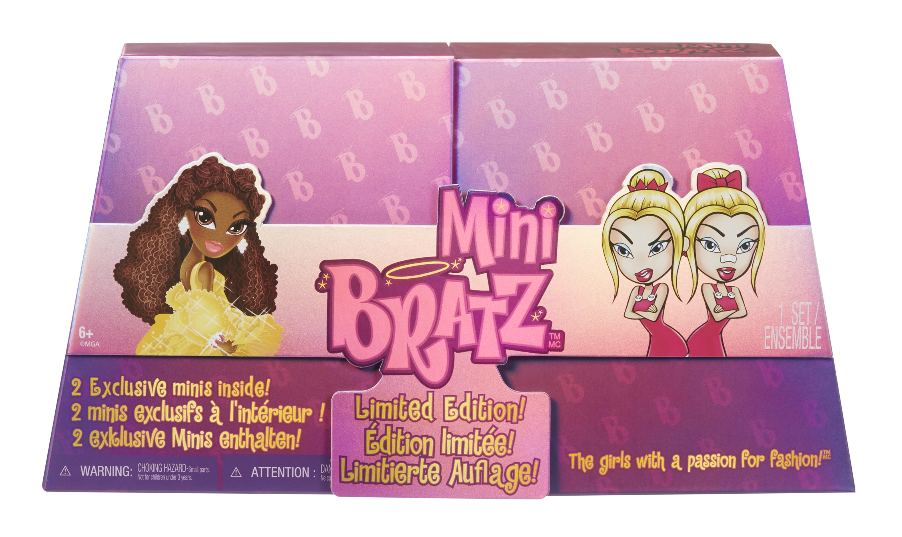 Mini Bratz Limited Edition 2-Pack, Holiday Felicia and Tweevils Mini ...