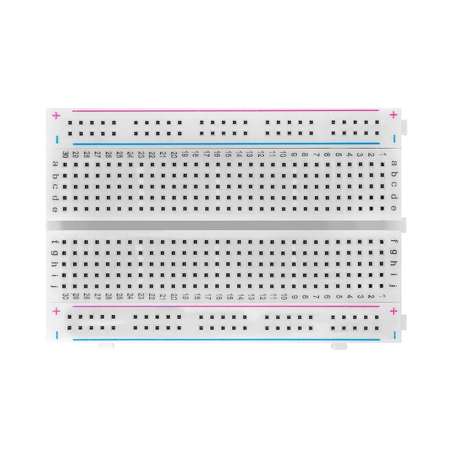 Mini Breadboard 400 Tie Point Interlocking Solderless Connection Block - Walmart.com