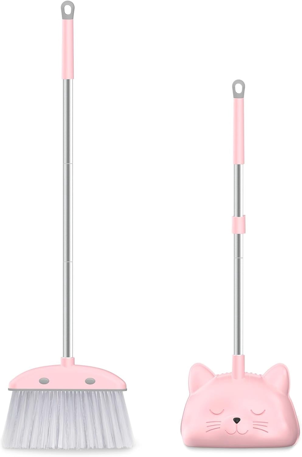 Mini Broom with Dustpan for Kids, 28-in Handle Kids Broom and Dustpan ...